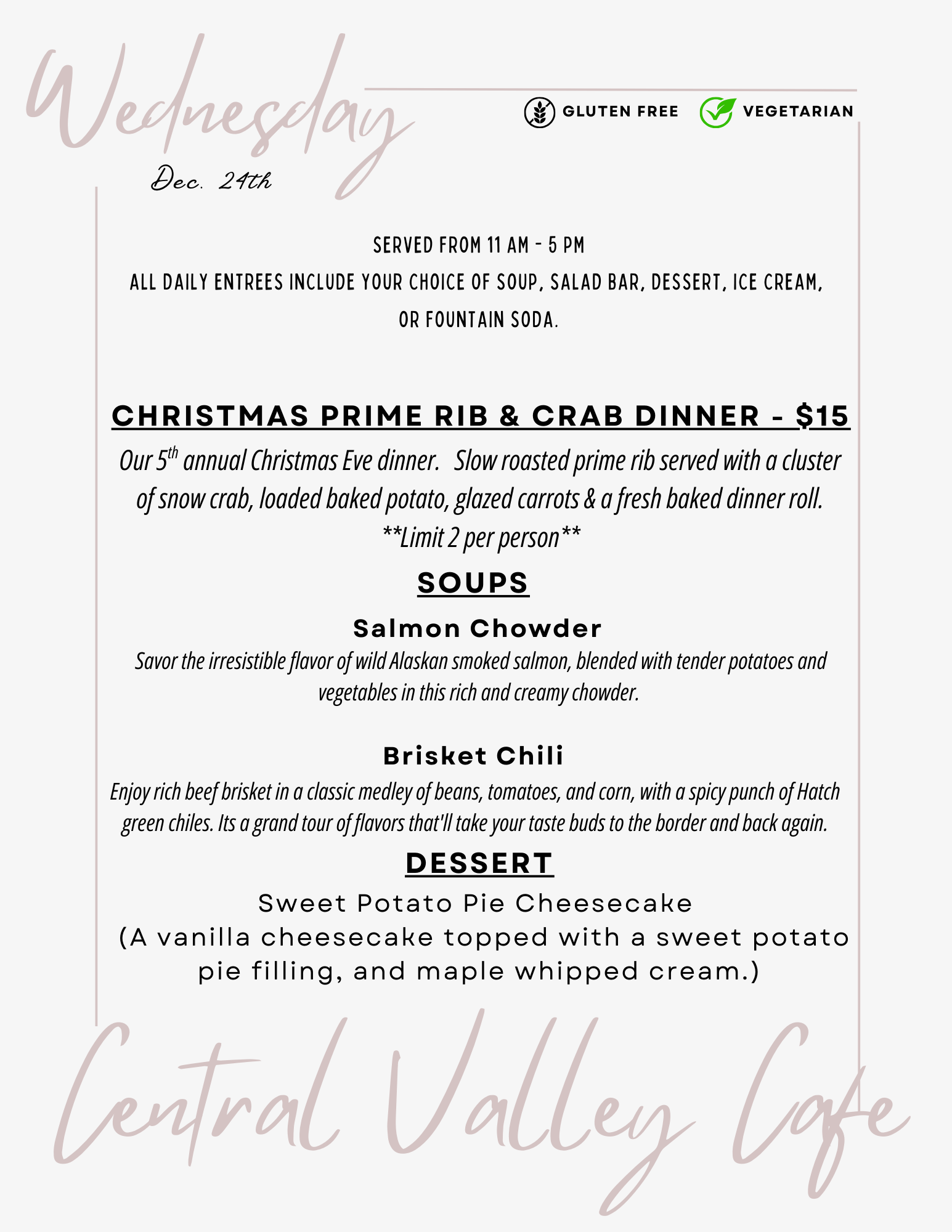 Central Valley Cafe | Central Valley Medical Center